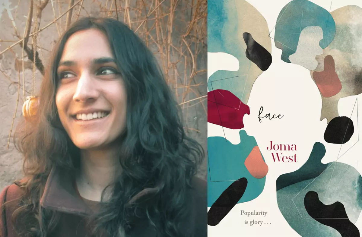 Відкриваюче обличчя, дебютний роман від Joma West