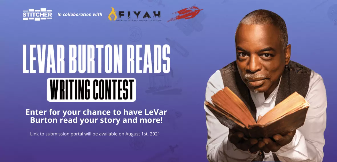 Anunțarea concursului de scris LeVar Burton Reads!