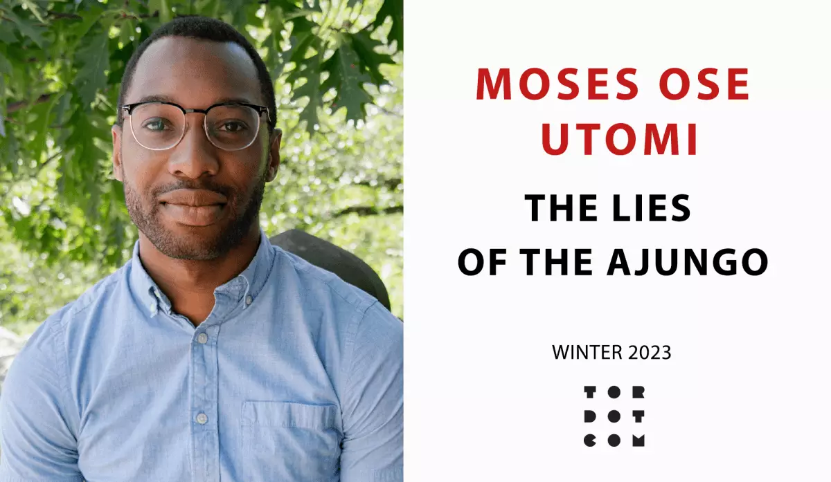 Annunciando le bugie dell'Ajungo e due successive novelle dell'autore di debutto Moses Ose Utomi!